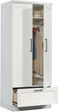 Homeplus Storage Cabinet Wardrobe In Soft White by Sauder | 1StopBedrooms