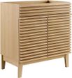 Render Walnut 30 Inch Bathroom Vanity Cabinet by Modway | 1StopBedrooms