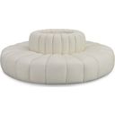 Arc Boucle Fabric Modular Sofa In Cream by Meridian | 1StopBedrooms