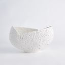 Asymmetrical Stipple Large Vase In Matte White by Global Views ...