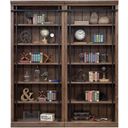 Avondale 96 Inch Tall Wall Bookcase with Ladder In Brown by Martin ...