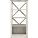 Carynhurst White Wash Home Office Large Leg Desk by Ashley Furniture ...