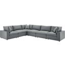 Commix Down Filled Overstuffed Sectional Sofa In Gray by Modway ...