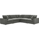 Commix Down Filled Overstuffed Sectional Sofa In Gray by Modway ...