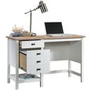 Cottage Road L-Shaped Desk In Soft White by Sauder | 1StopBedrooms