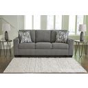 Deltona Loveseat In Graphite by Ashley Furniture | 1StopBedrooms
