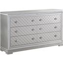 Eleanor Upholstered Tufted Bed In Metallic by Coaster | 1StopBedrooms