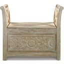 Fossil Ridge Beige Storage Bench by Ashley Furniture | 1StopBedrooms