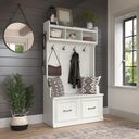 Kathy Ireland Home by Bush Furniture Woodland Full Entryway Storage Set ...
