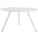 Lippa White 54 Inch Round Wood Top Dining Table by Modway | 1StopBedrooms