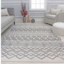 Mason Brooks Ryder KN30B Candle White Moroccan Tribal White 8'3 x 10 ...