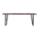 Natures Edge 52 Inch Solid Acacia Counter Height Dining Table In Slate ...
