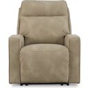 Next-Gen Durapella Power Reclining Console Loveseat With Adjustable ...