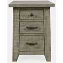 Telluride 50 Inch Coffee Table with Caster Wheels and Pull-Through ...