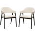 Diamond Sofa Adele Black Leatherette Counter Height Chairs Set of 2 ...
