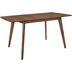 Alfredo Natural Walnut Dining Table by Coaster | 1StopBedrooms