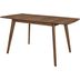 Alfredo Natural Walnut Dining Table by Coaster | 1StopBedrooms