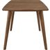 Alfredo Natural Walnut Dining Table by Coaster | 1StopBedrooms