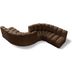 Arc Modular Sofa In Brown Velvet by Meridian | 1StopBedrooms