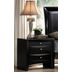 Crown Mark Furniture Emily Nightstand in Black | 1StopBedrooms