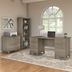 Somerset 60W Office Desk in Ash Gray by Bush Furniture | 1StopBedrooms
