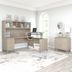 Bush Furniture Somerset 60W Office Desk with Drawers in White and Storm ...