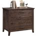 Carson Forge Desk In Washington Cherry by Sauder | 1StopBedrooms