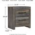 Drystan 2 Drawer Nightstand by Ashley Furniture | 1StopBedrooms