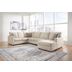 Edenfield 3-Piece RAF Corner Chaise Sectional In Linen by Ashley ...