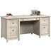 Edge Water L-Shaped Desk In Chalked Chestnut by Sauder | 1StopBedrooms