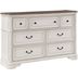 Acme Florian Mirror In Antique White | 1StopBedrooms