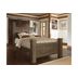 Juararo Queen Poster Bed by Ashley Furniture | 1StopBedrooms