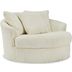 Lindyn Ivory Oversized Swivel Accent Chair by Ashley Furniture ...