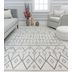 Mason Brooks Ryder KN30B Candle White Moroccan Tribal White 8'3 x 10 ...