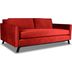 Nativa Interiors Chantel 84 Inch Sofa In Red | 1StopBedrooms