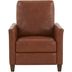 Penny Faux Leather Modern Recliner In Caramel by Comfort Pointe ...
