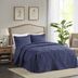 Polyester Microfiber Reversible Mini Queen Bedspread Set In Cream by ...