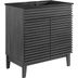 Render 30 Inch Wall Mount Bathroom Vanity In Oak White by Modway ...