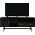 Rochester Rectangular TV Stand with Enclosed Storage and Powder Coated ...
