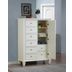Sandy Beach White Door Chest by Coaster | 1StopBedrooms