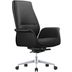 Summit Office Chair In Faux Leather and Aluminum Frame with Adjustable ...