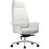 Summit Series Office Chair In White Leather by LeisureMod | 1StopBedrooms