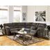 Tambo 2-Piece Reclining Sectional In Pewter by Ashley Furniture ...