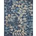 Tranquil Navy And Pink 5 X 7 Area Rug by Nourison | 1StopBedrooms