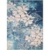 Tranquil Navy And Pink 5 X 7 Area Rug by Nourison | 1StopBedrooms
