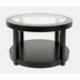 Urban Icon Rectangular Glass Inlay Coffee Table In Black by Jofran ...