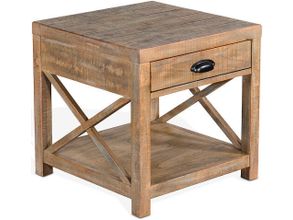 Platine De Royale End Table In Champagne by AICO | 1StopBedrooms