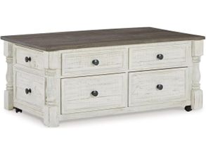 Cariton Gray Rectangular Cocktail Table by Ashley Furniture | 1StopBedrooms