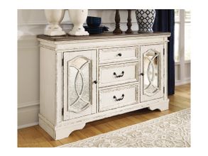 Valebeck White and Brown Server by Ashley Furniture | 1StopBedrooms