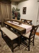 Moriville Extendable Counter Height Dining Room Set by Ashley Furniture ...